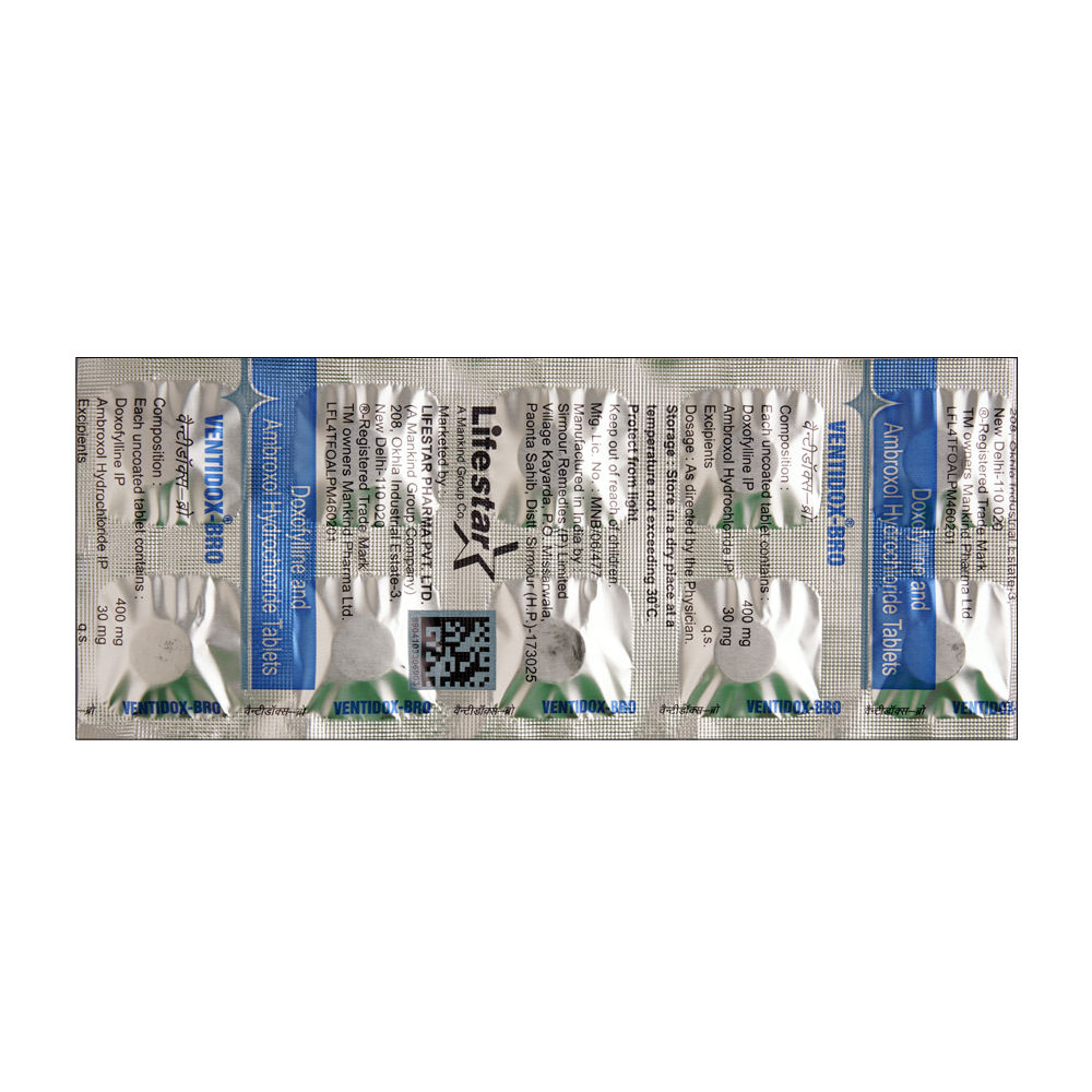 Buy Ventidox-Bro 10 Tablets Online at Best Prices | Wellness Forever