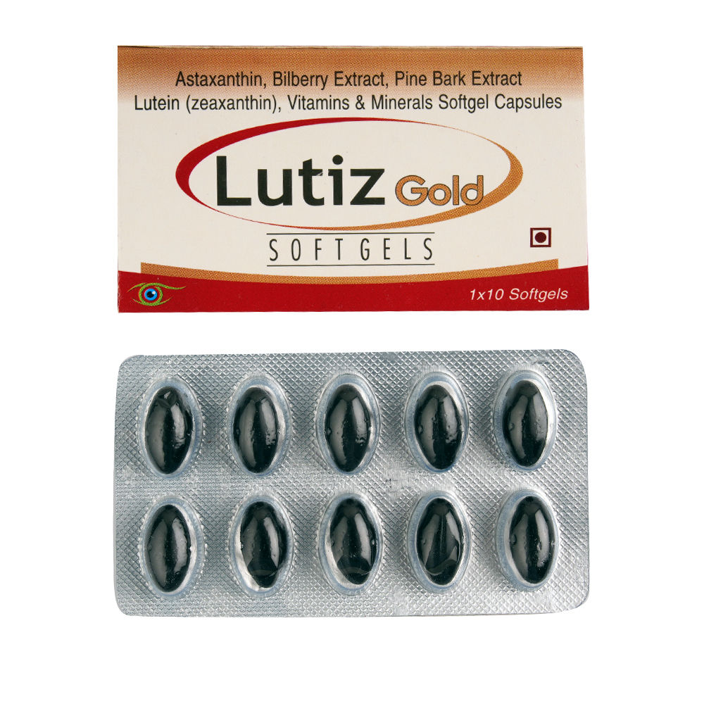 Buy Lutiz-Gold 10 Capsules Online at Best Prices | Wellness Forever