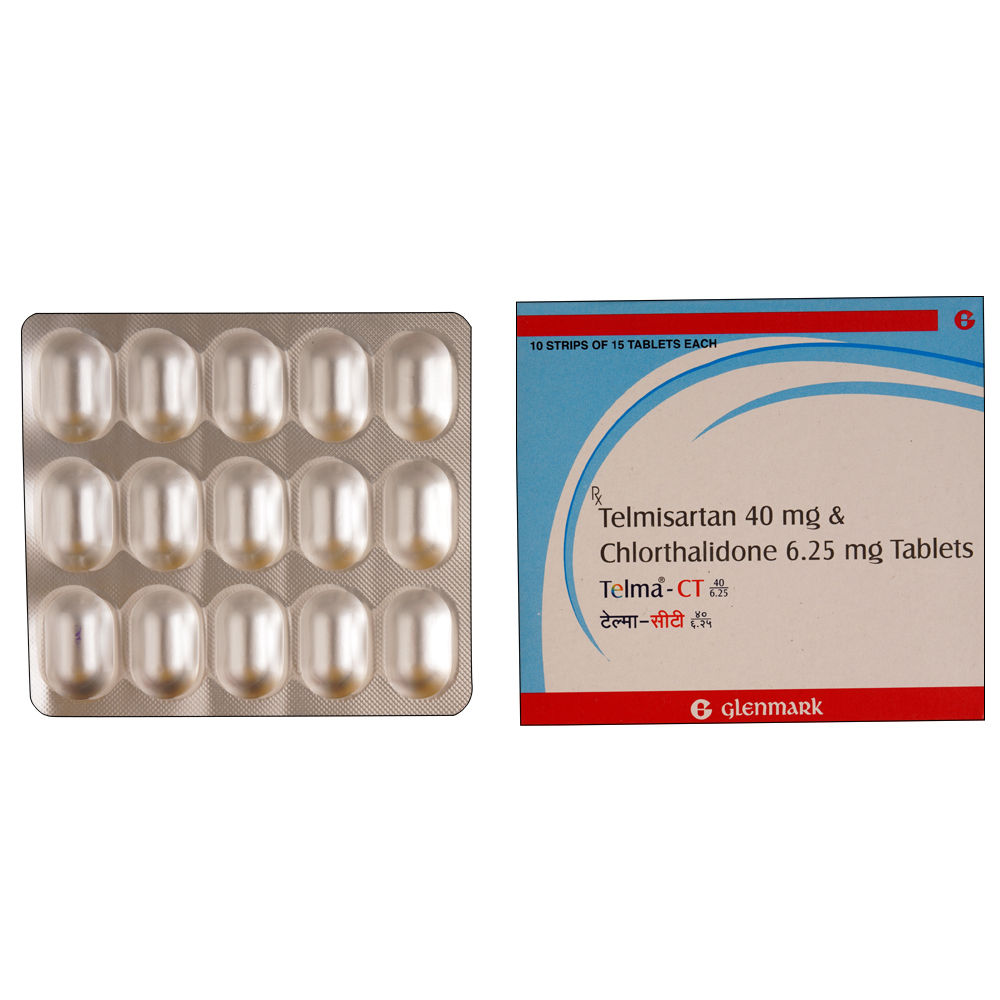 Buy Telma-CT 40/6.25mg 15 Tablets Online at Best Prices | Wellness Forever