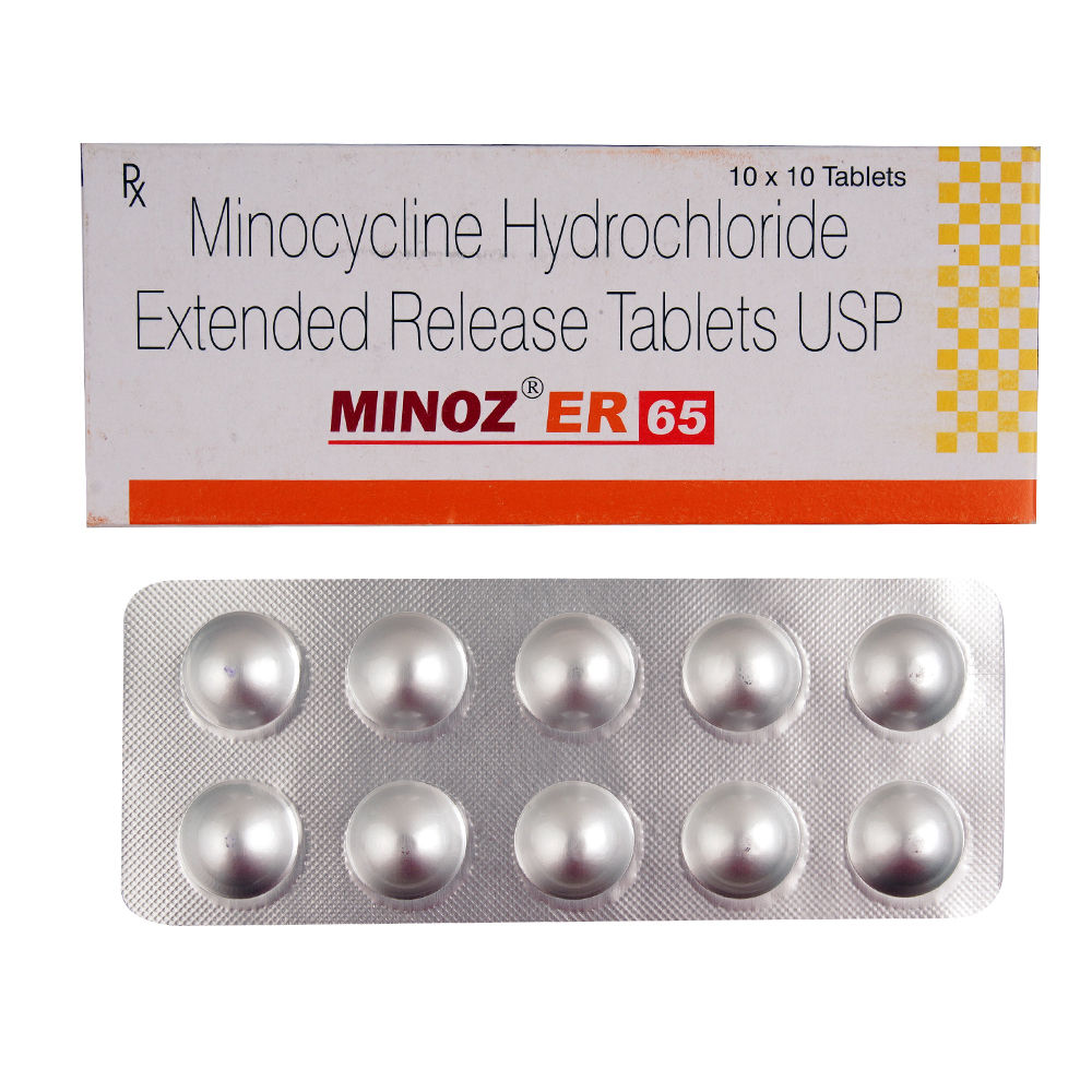 Buy Minoz-ER 65mg 10 Tablets Online at Best Prices | Wellness Forever