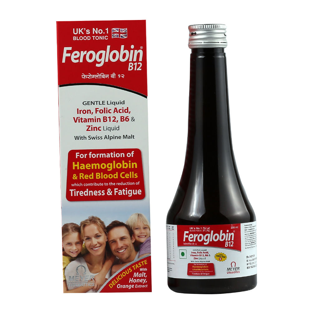 Buy Feroglobin-B12 Syrup 200 ml Online at Best Prices | Wellness Forever