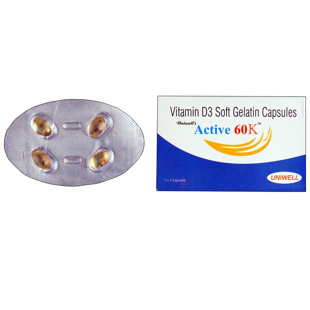 Buy Active 60K 4 Capsules Online at Best Prices | Wellness Forever