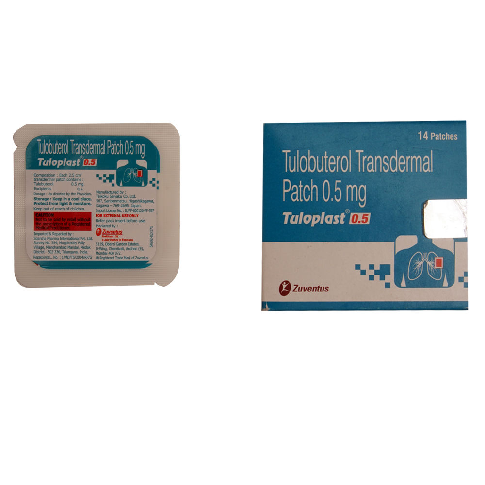 Buy Tuloplast 0.5Mg Patch 1 Piece Online at Best Prices | Wellness Forever