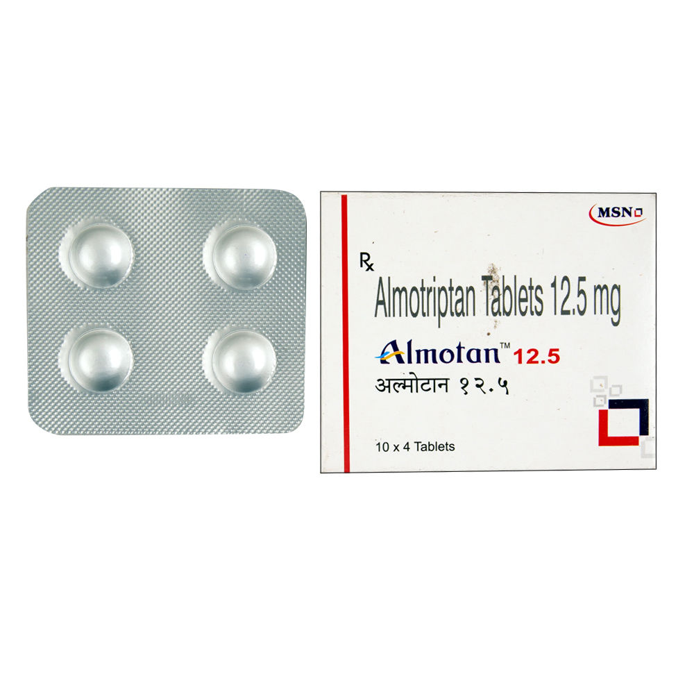 Buy Almotan 12.5mg 4 Tablets Online at Best Prices | Wellness Forever