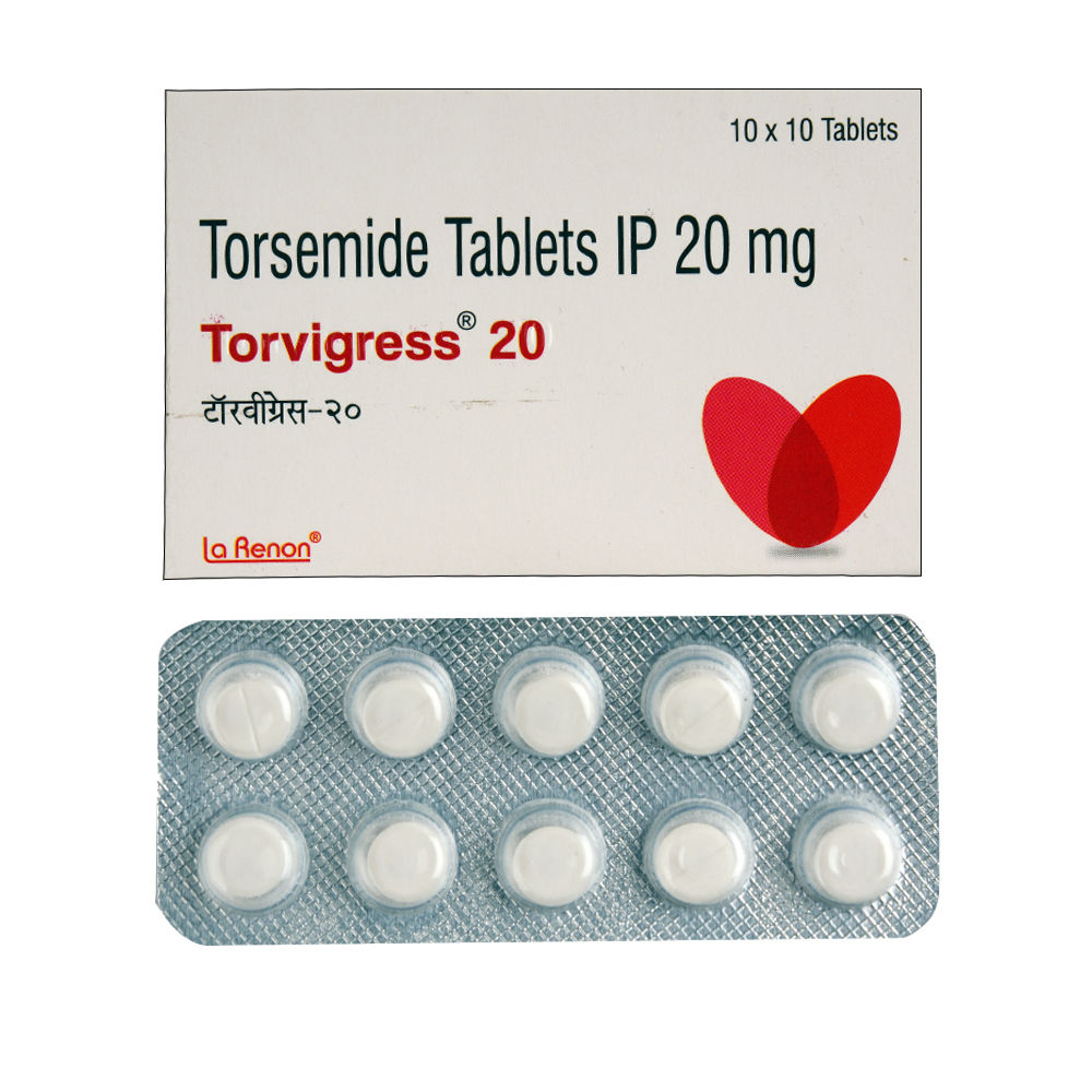 Buy Torvigress 20mg 10 Tablets Online at Best Prices | Wellness Forever