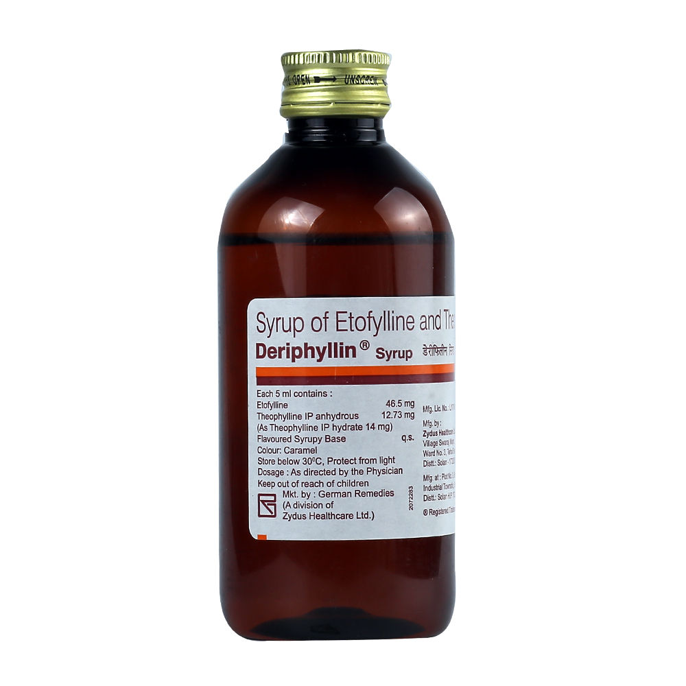 Buy Deriphyllin Syrup 200 ml Online at Best Prices | Wellness Forever