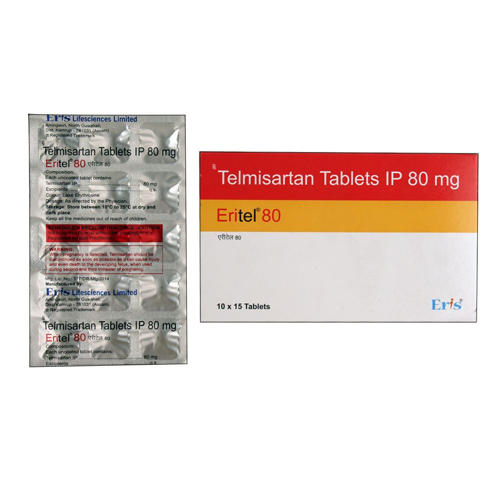 Buy Eritel 80mg 15 Tablets Online at Best Prices | Wellness Forever