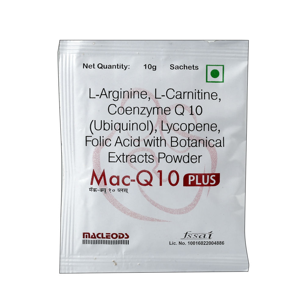Buy Mac-Q10 Plus Sachet 10 g Online at Best Prices | Wellness Forever