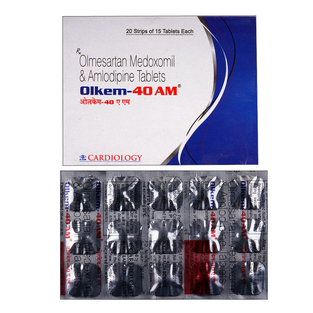 Buy Olkem-AM 40mg 15 Tablets Online at Best Prices | Wellness Forever