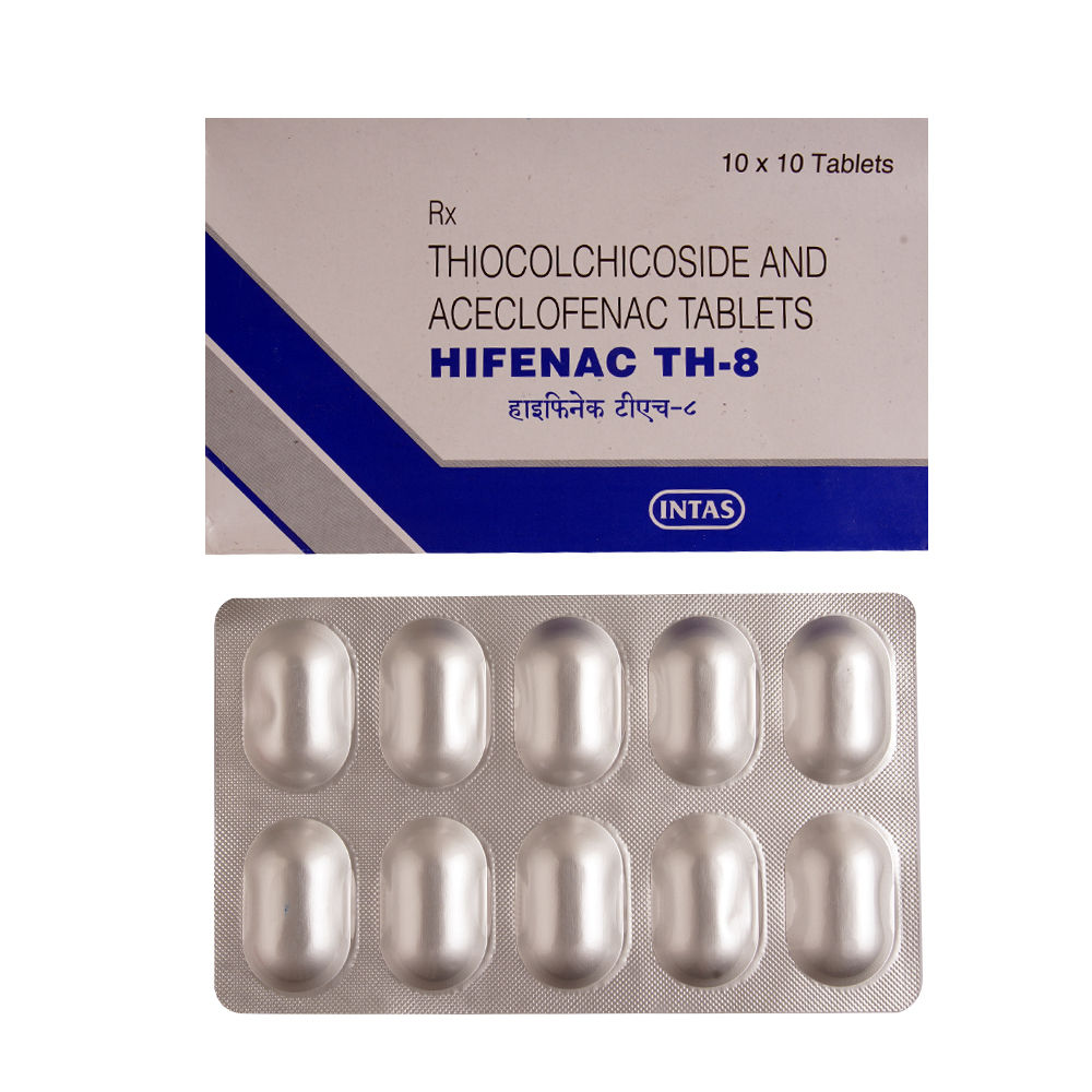 Buy Hifenac-TH 8mg 10 Tablets Online at Best Prices | Wellness Forever