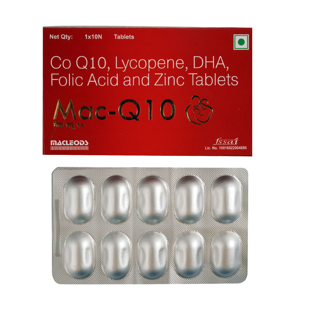 Buy Mac-Q10 10 Tablets Online at Best Prices | Wellness Forever