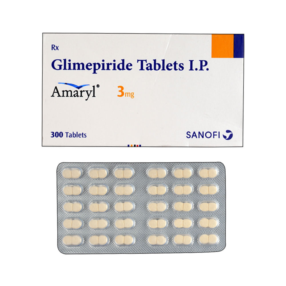 Buy Amaryl 3mg 30 Tablets Online at Best Prices | Wellness Forever
