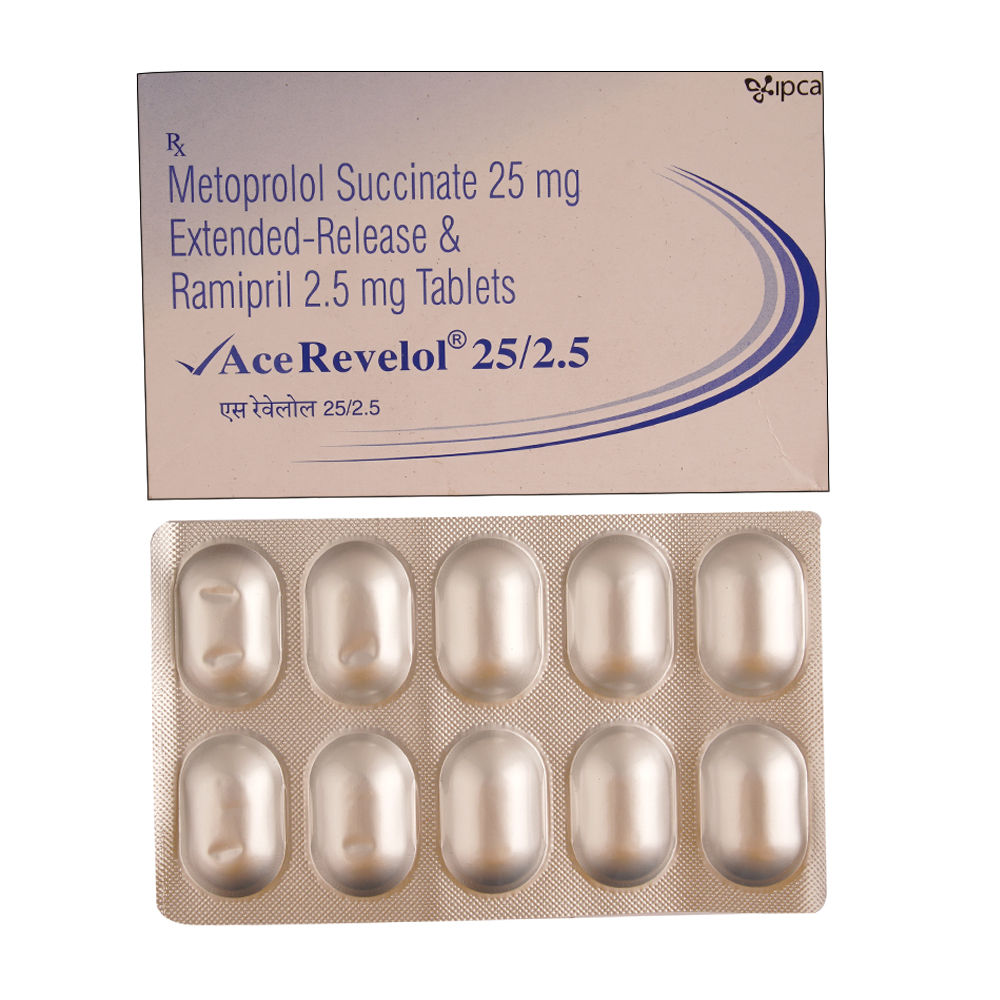 Buy Ace-Revelol 25/2.5mg 10 Tablets Online at Best Prices | Wellness ...