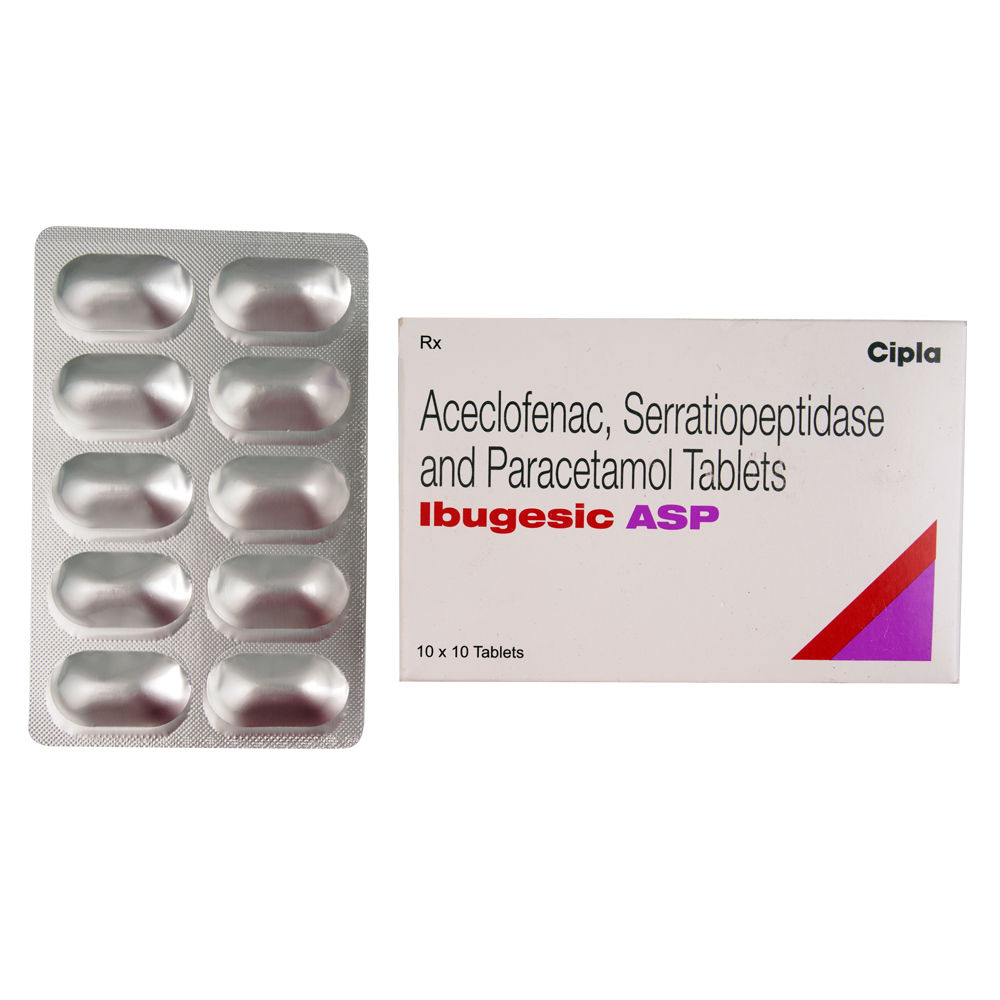 Buy Ibugesic-ASP 10 Tablets Online at Best Prices | Wellness Forever