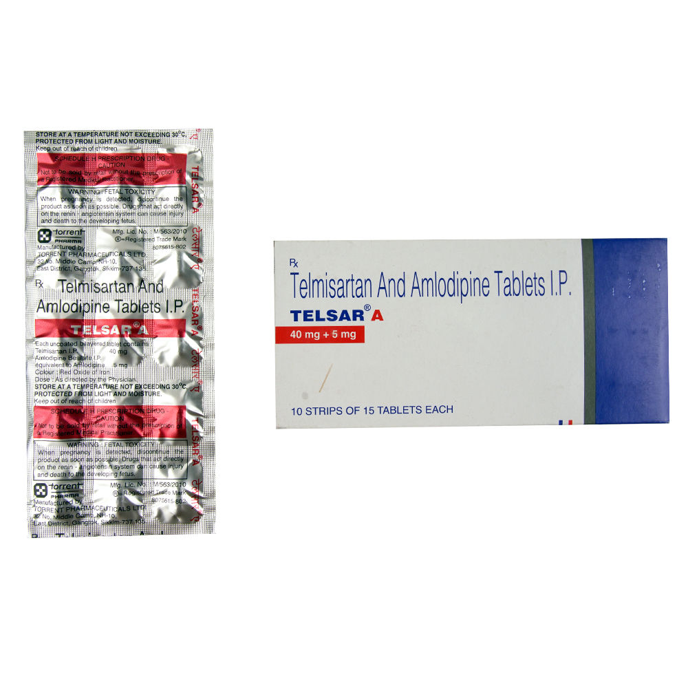 Buy Telsar-A 15 Tablets Online at Best Prices | Wellness Forever