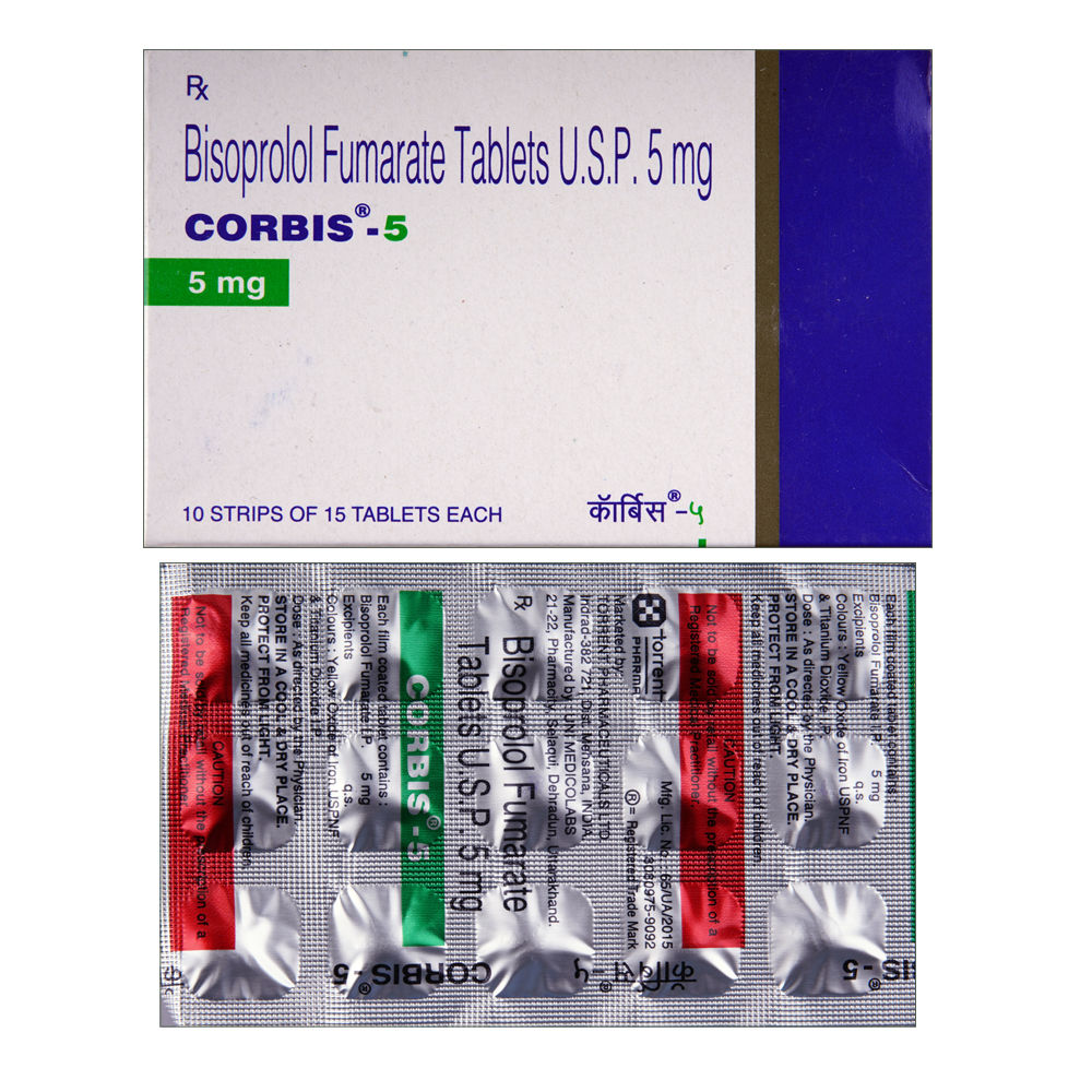 Buy Corbis 5mg 15 Tablets Online at Best Prices | Wellness Forever