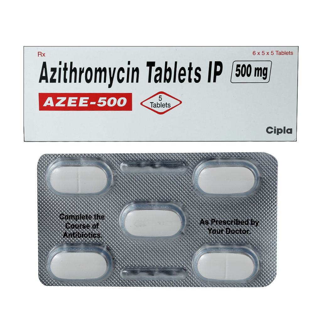 Buy Azee 500mg 5 Tablets Online at Best Prices | Wellness Forever