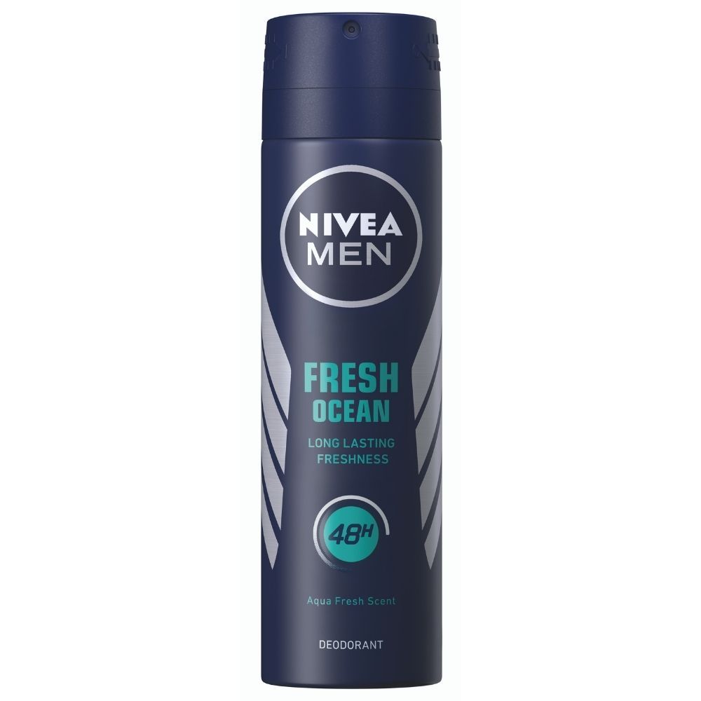 Buy Nivea Men Deodorant Spray For Men Fresh Ocean 150ml Online at Best ...