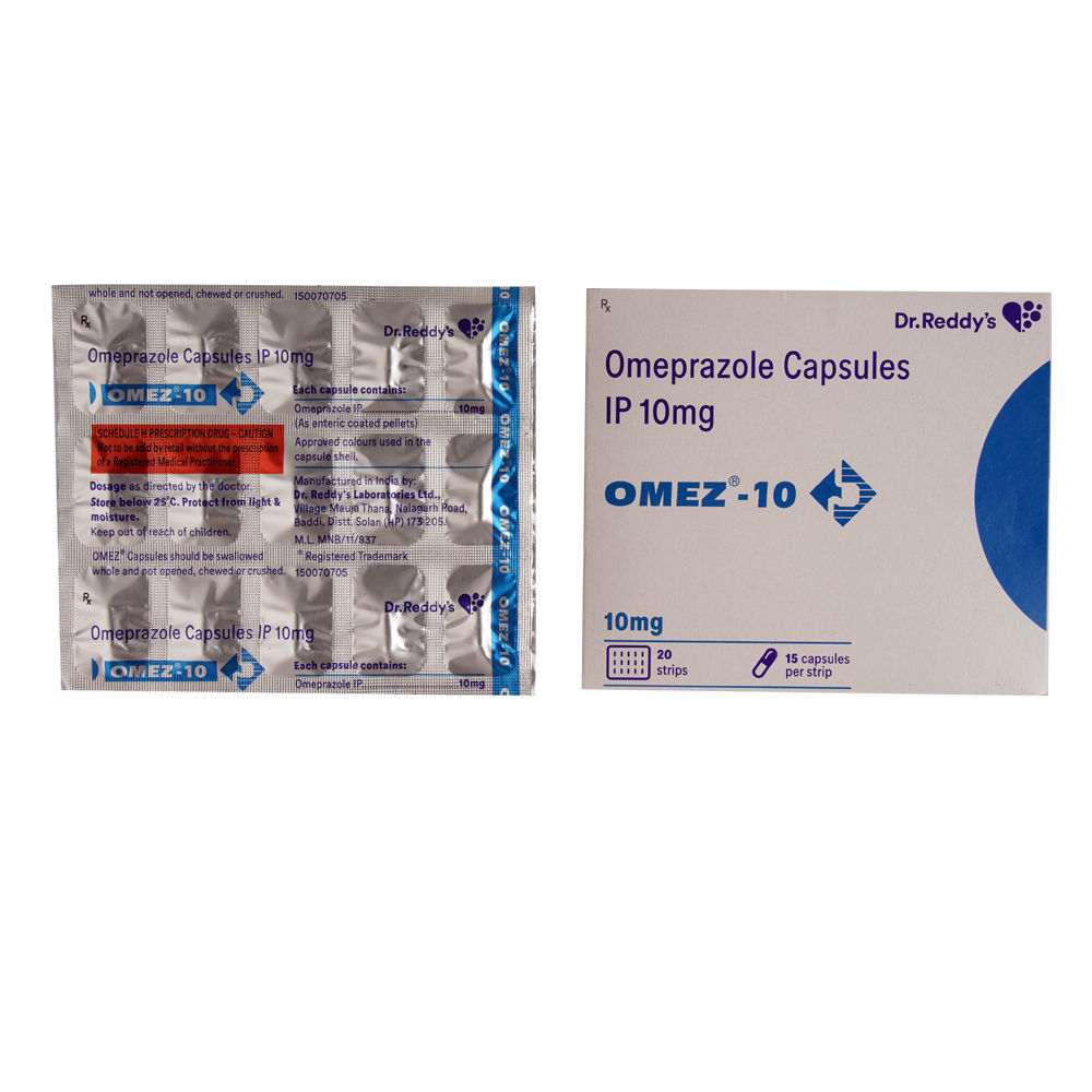 Buy Omez 10mg 15 Capsules Online at Best Prices | Wellness Forever