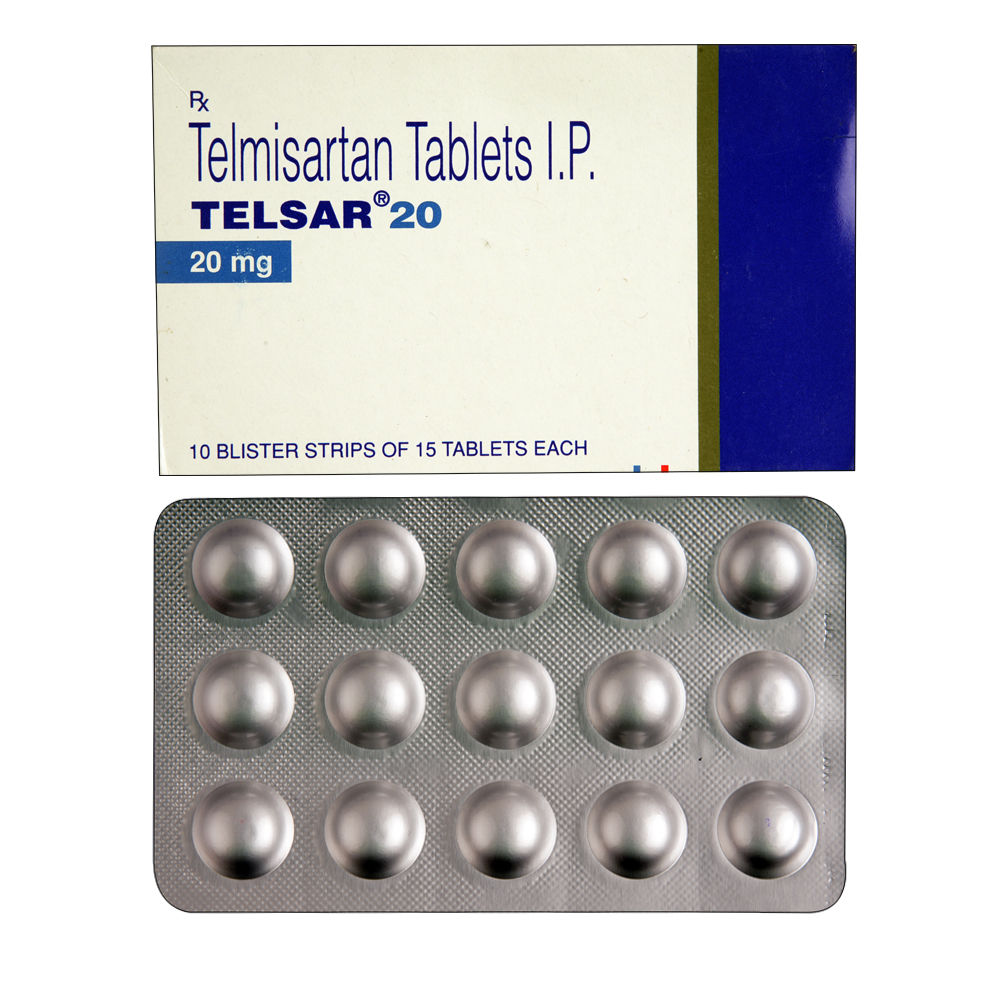 Buy Telsar 20mg 15 Tablets Online at Best Prices | Wellness Forever