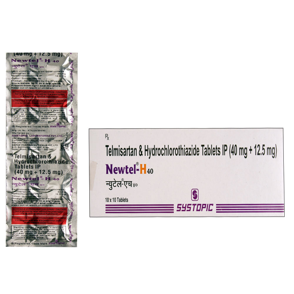 Buy Newtel-H 40mg 10 Tablets Online at Best Prices | Wellness Forever