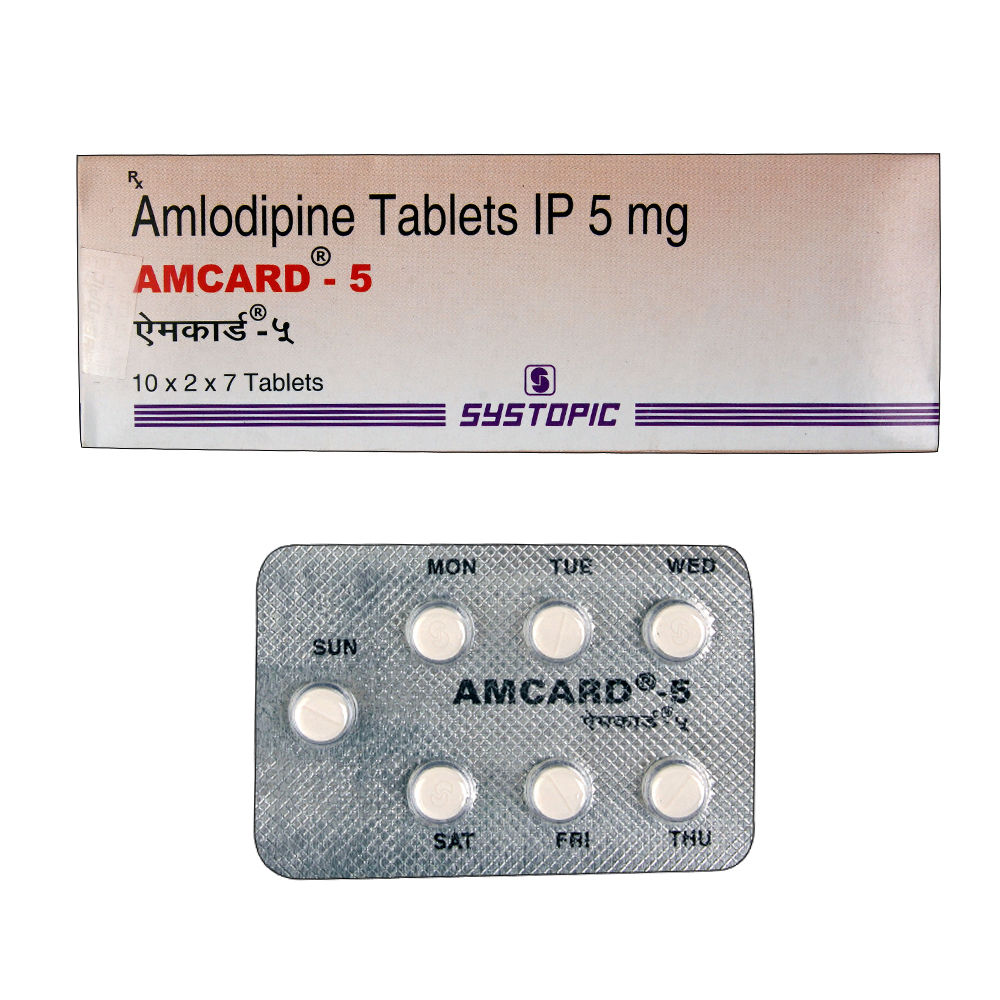 Buy Amcard 5mg 7 Tablets Online at Best Prices | Wellness Forever