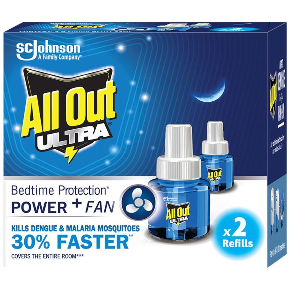 Buy All Out Ultra Mosquito Vaporiser 5 In 1 Twin Refill, 1 Piece Online ...