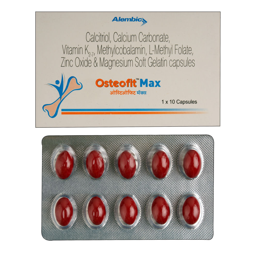 Buy Osteofit-Max 10 Capsules Online at Best Prices | Wellness Forever