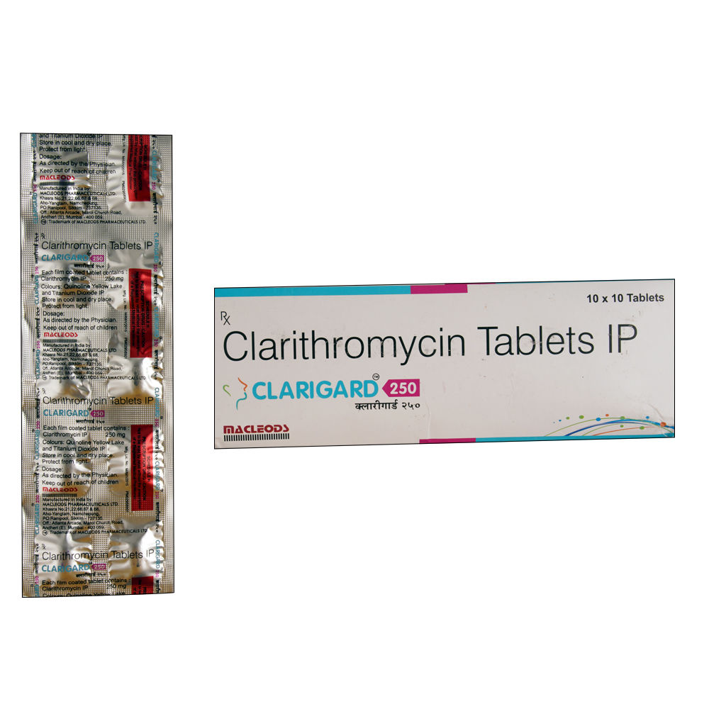 Buy Clarigard 250mg 10 Tablets Online at Best Prices | Wellness Forever