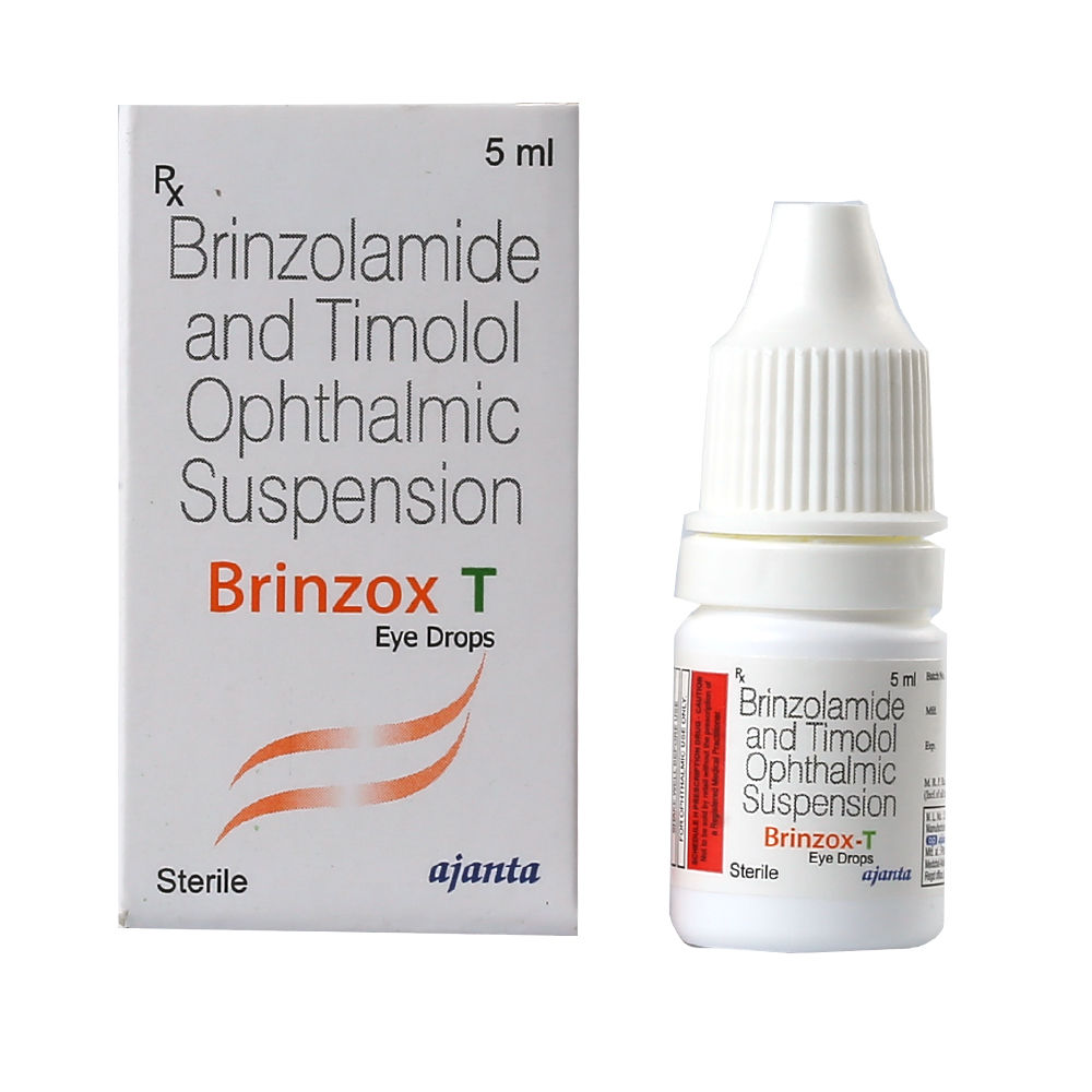 Buy Brinzox T Eye Drops 5 ml Online at Best Prices | Wellness Forever