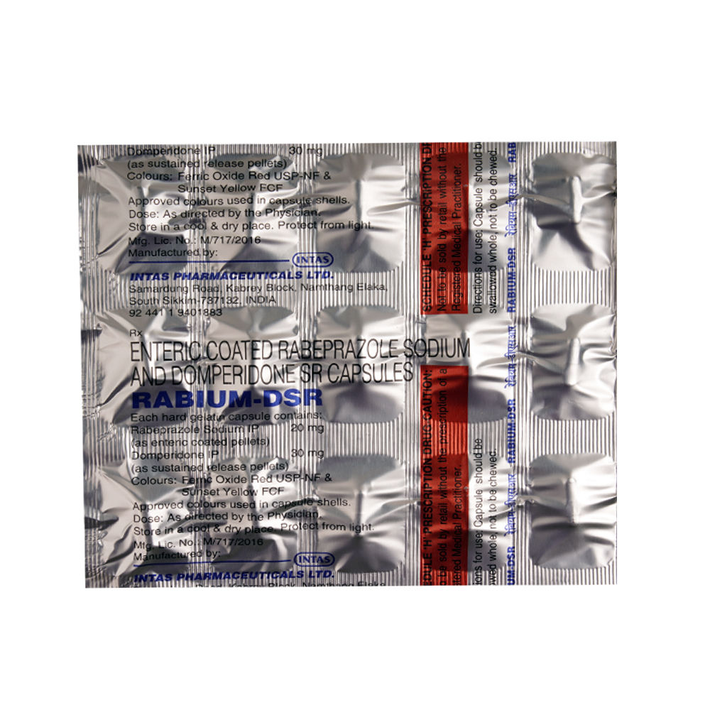 Buy Rabium-DSR 15 Capsules Online at Best Prices | Wellness Forever