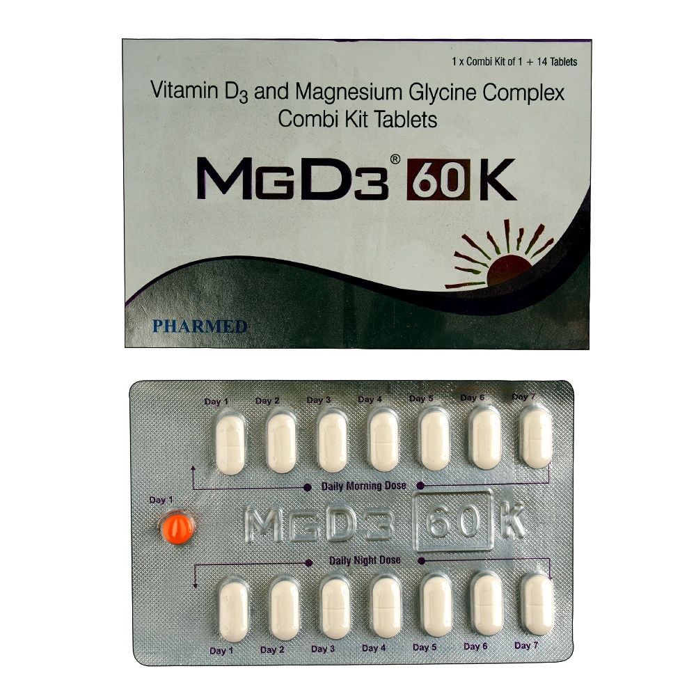 Buy MGD3-60K Kit 14 Tablets Online at Best Prices | Wellness Forever