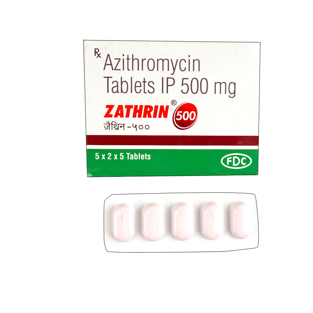 Buy Zathrin 500mg 5 Tablets Online at Best Prices | Wellness Forever