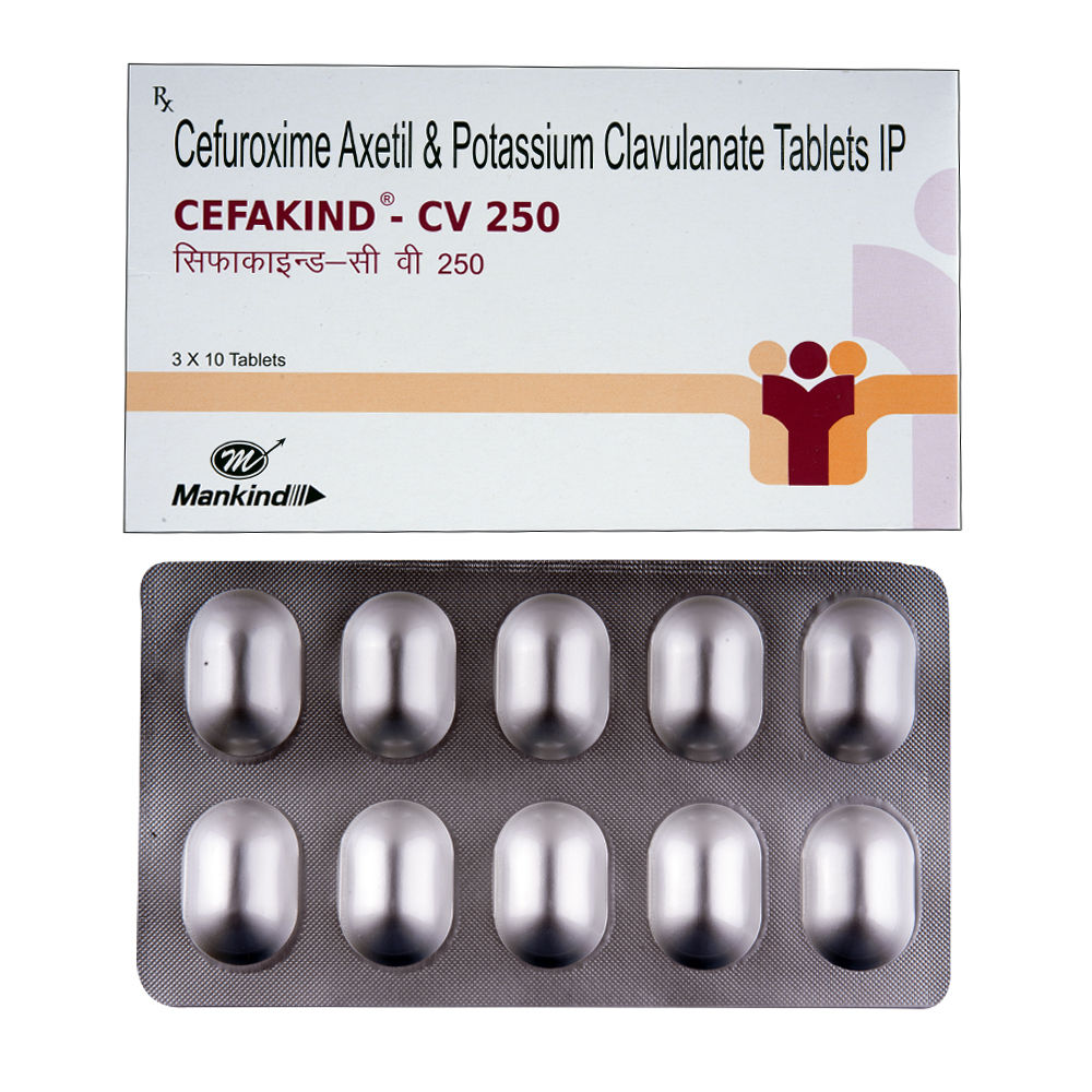 Buy Cefakind-CV 250mg 10 Tablets Online at Best Prices | Wellness Forever