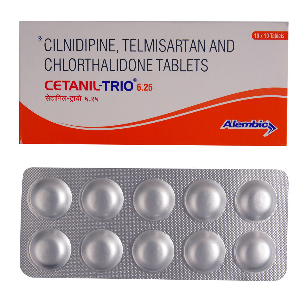 Buy Cetanil-Trio 6.25mg 10 Tablets Online at Best Prices | Wellness Forever