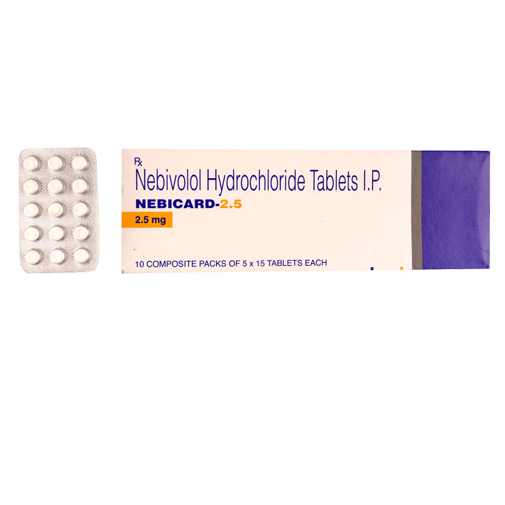 Buy Nebicard 2.5mg 15 Tablets Online at Best Prices | Wellness Forever