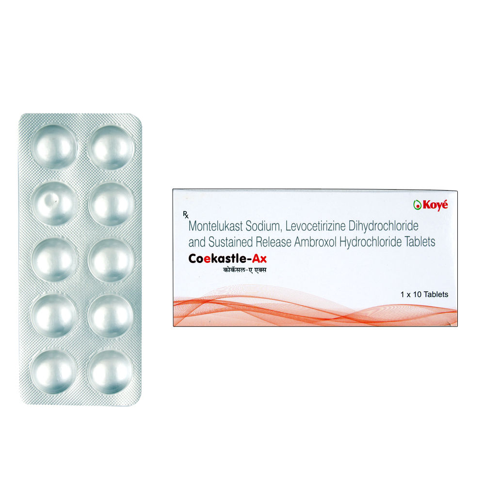 Buy Coekastle-AX 10 Tablets Online at Best Prices | Wellness Forever