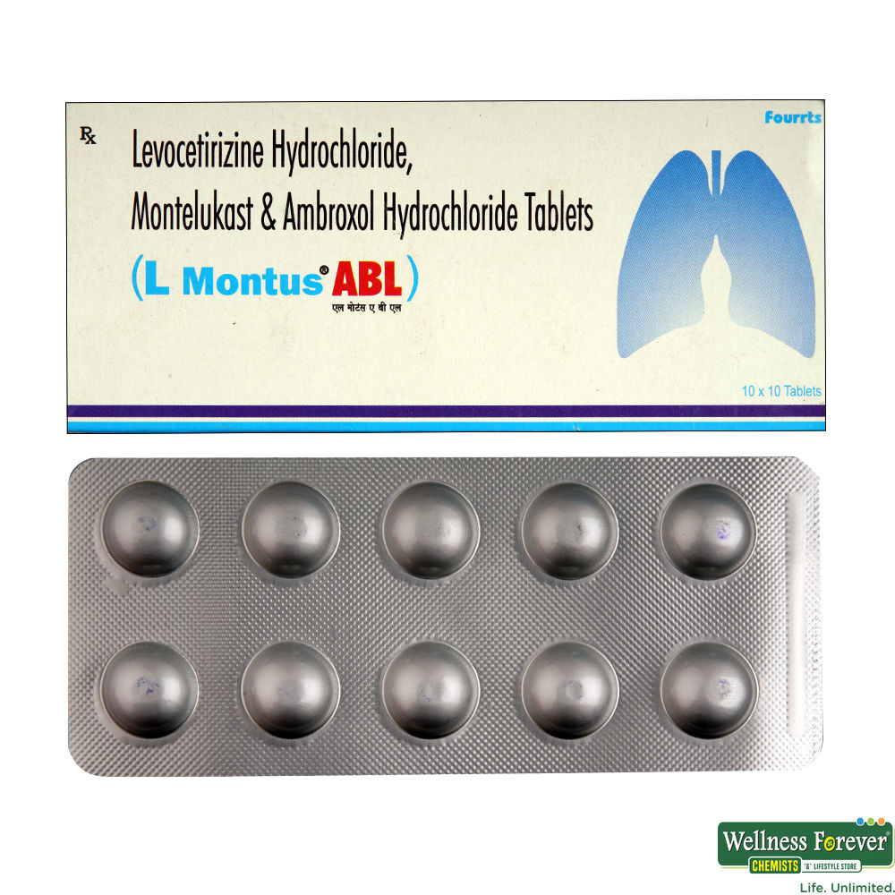 Buy L-Montus-Abl 10 Tablets Online at Best Prices | Wellness Forever