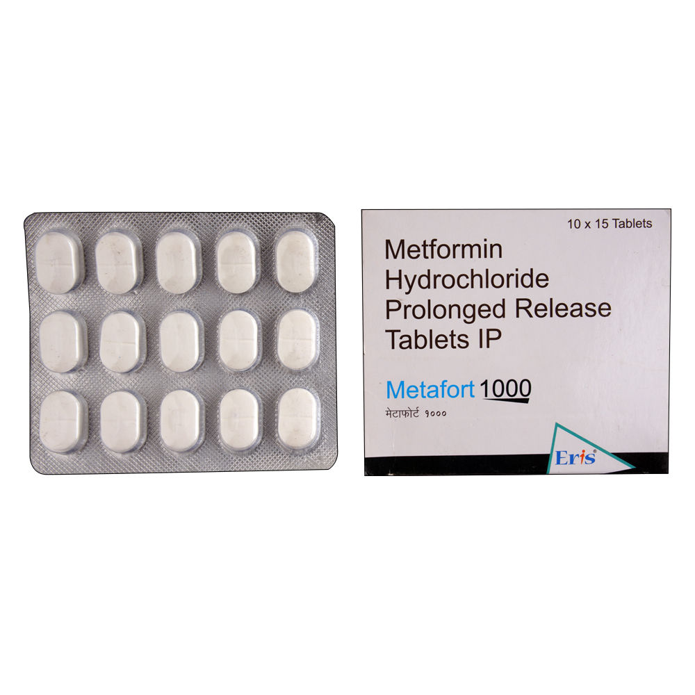 Buy Metafort 1000mg 15 Tablets Online at Best Prices | Wellness Forever