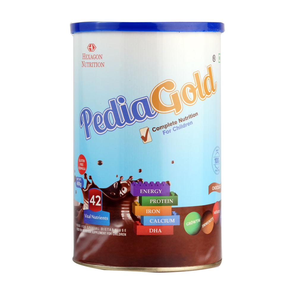Buy Pedia Gold Chocolate Powder 400 g Online at Best Prices | Wellness ...