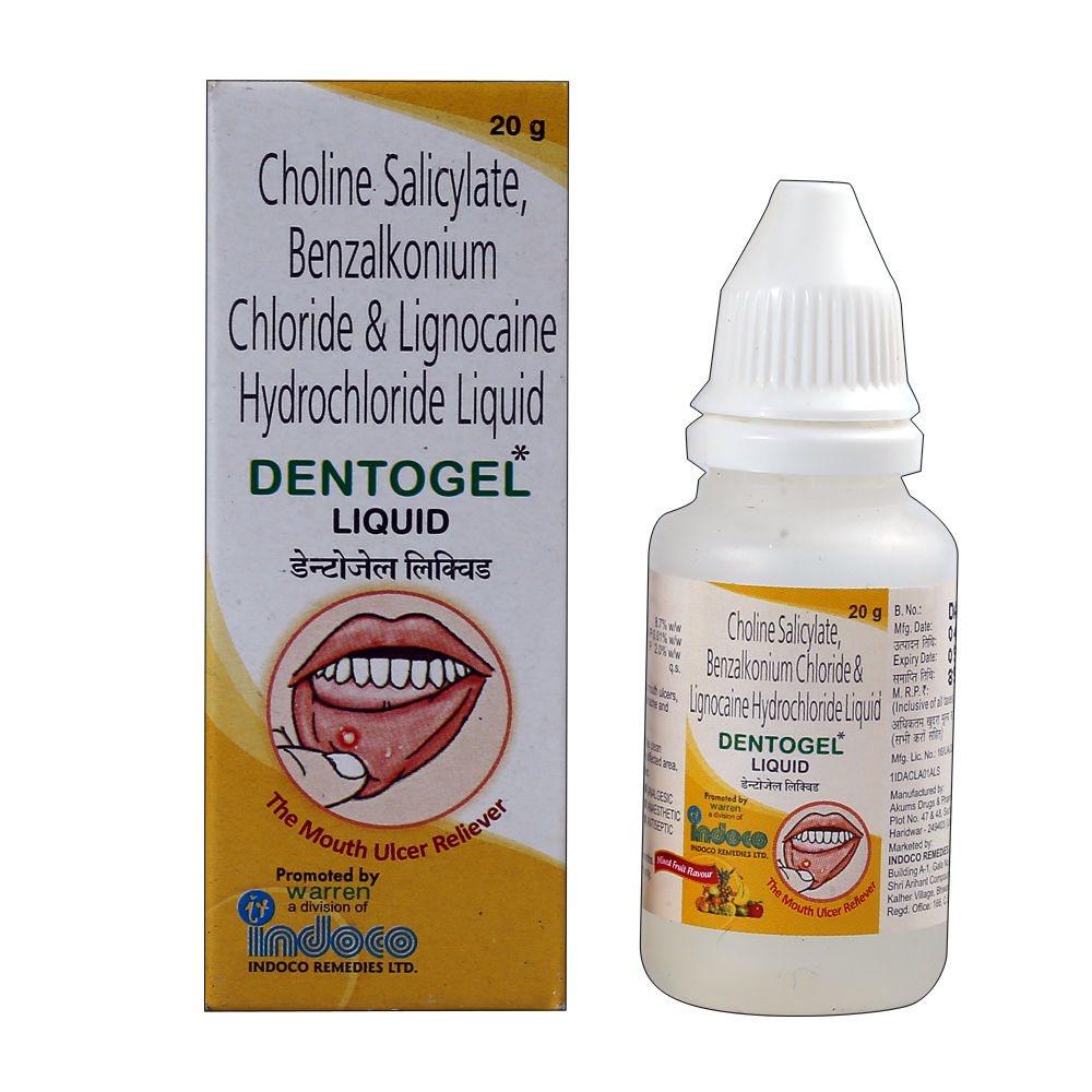 Buy Dentogel Liquid 20 g Online at Best Prices | Wellness Forever