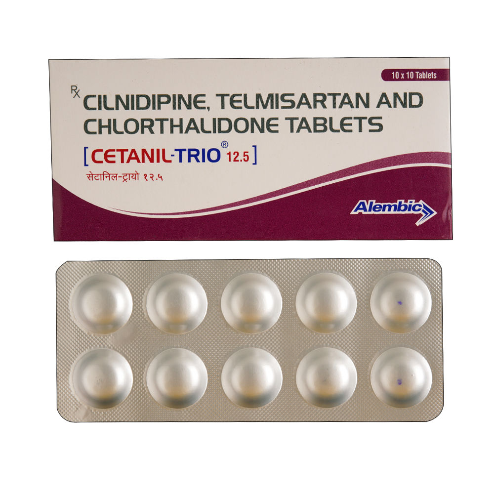 Buy Cetanil-Trio 12.5mg 10 Tablets Online at Best Prices | Wellness Forever