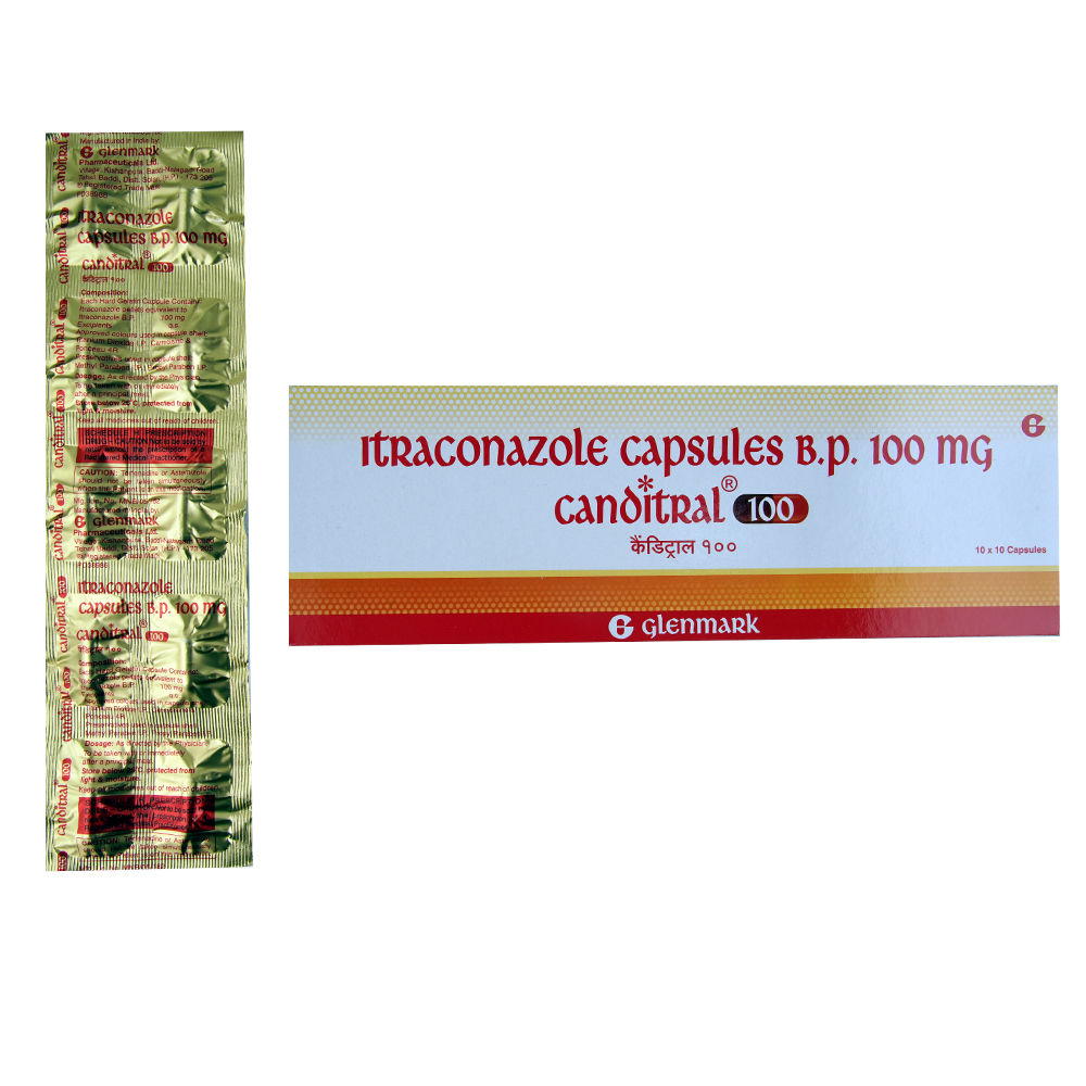 Buy Canditral 100mg 10 Capsules Online at Best Prices | Wellness Forever