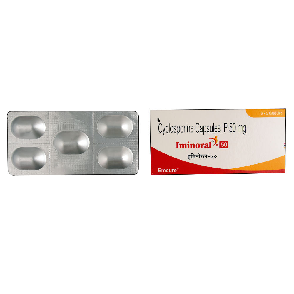 Buy Iminoral 50mg 5 Capsules Online at Best Prices | Wellness Forever