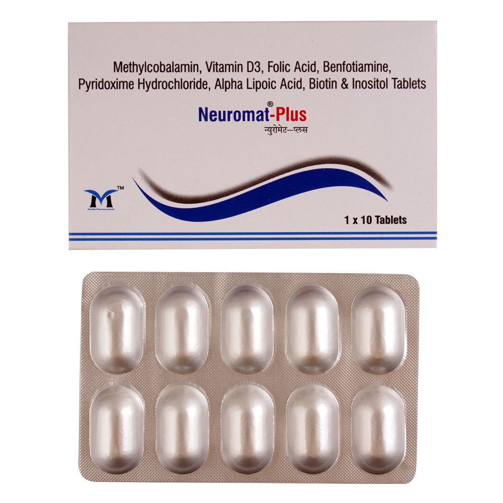 Buy Neuromat-Plus 10 Tablets Online at Best Prices | Wellness Forever