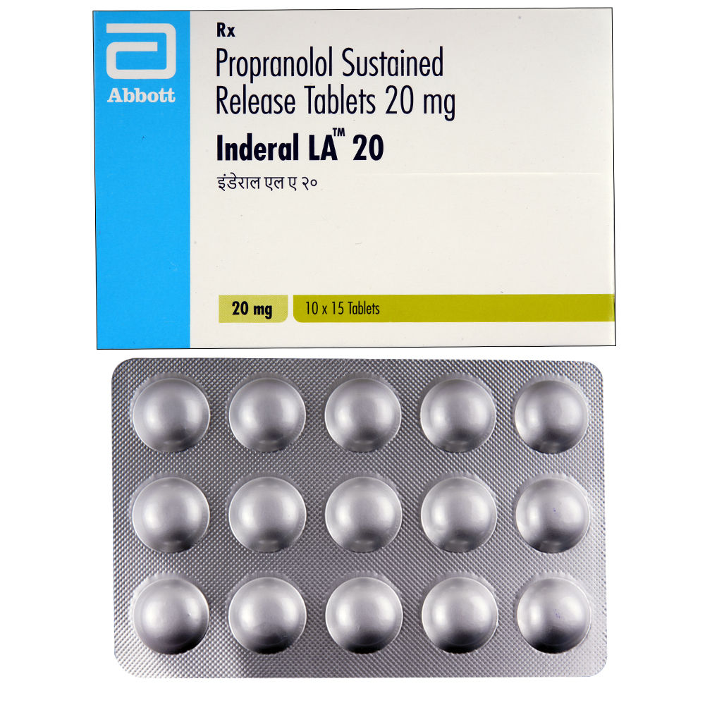 Buy Inderal-LA 20mg 15 Tablets Online at Best Prices | Wellness Forever