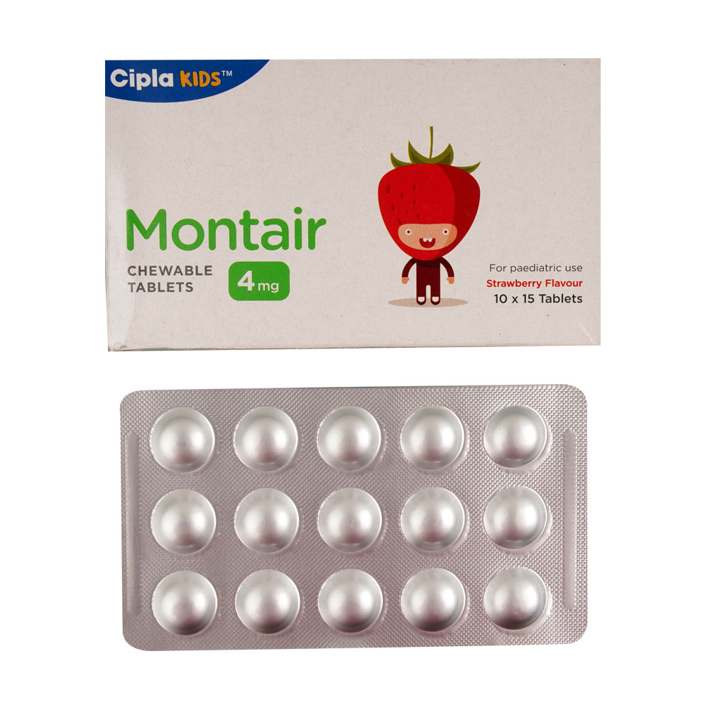 Buy Montair 4mg 15 Tablets Online at Best Prices | Wellness Forever