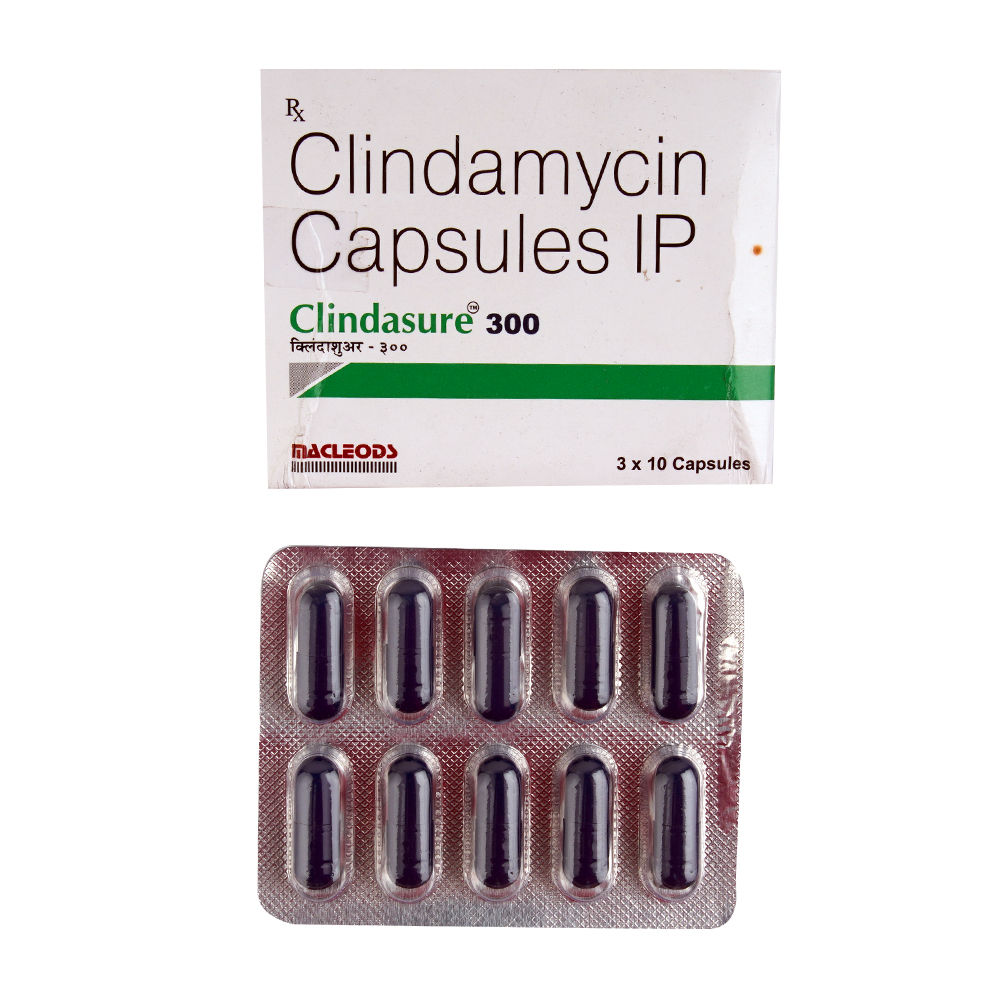 Buy Clindasure 300mg 10 Capsules Online at Best Prices | Wellness Forever