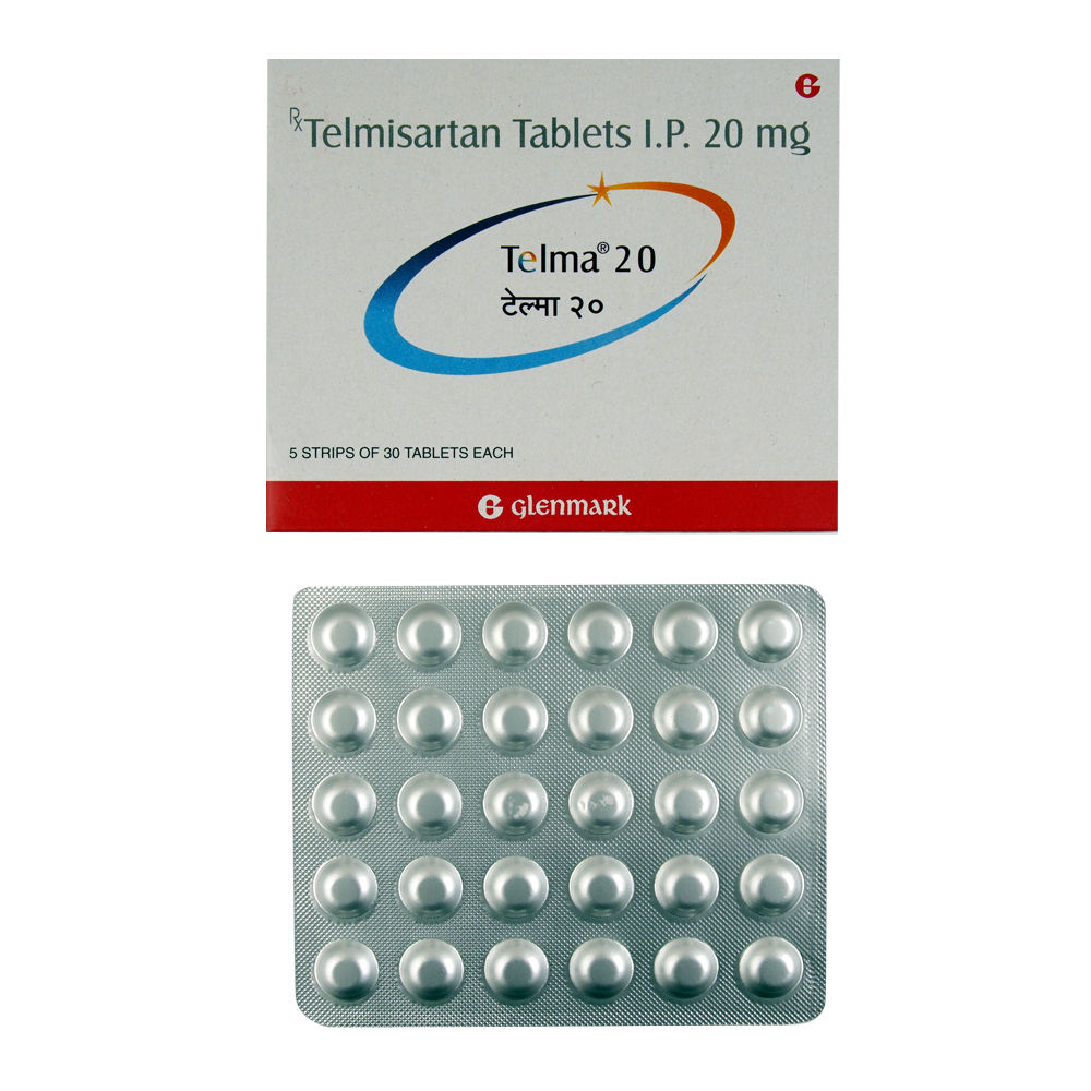 Buy Telma 20mg 30 Tablets Online at Best Prices | Wellness Forever