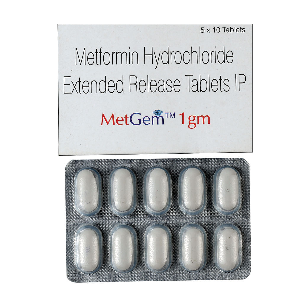 Buy Metgem 1gm 10 Tablets Online at Best Prices | Wellness Forever